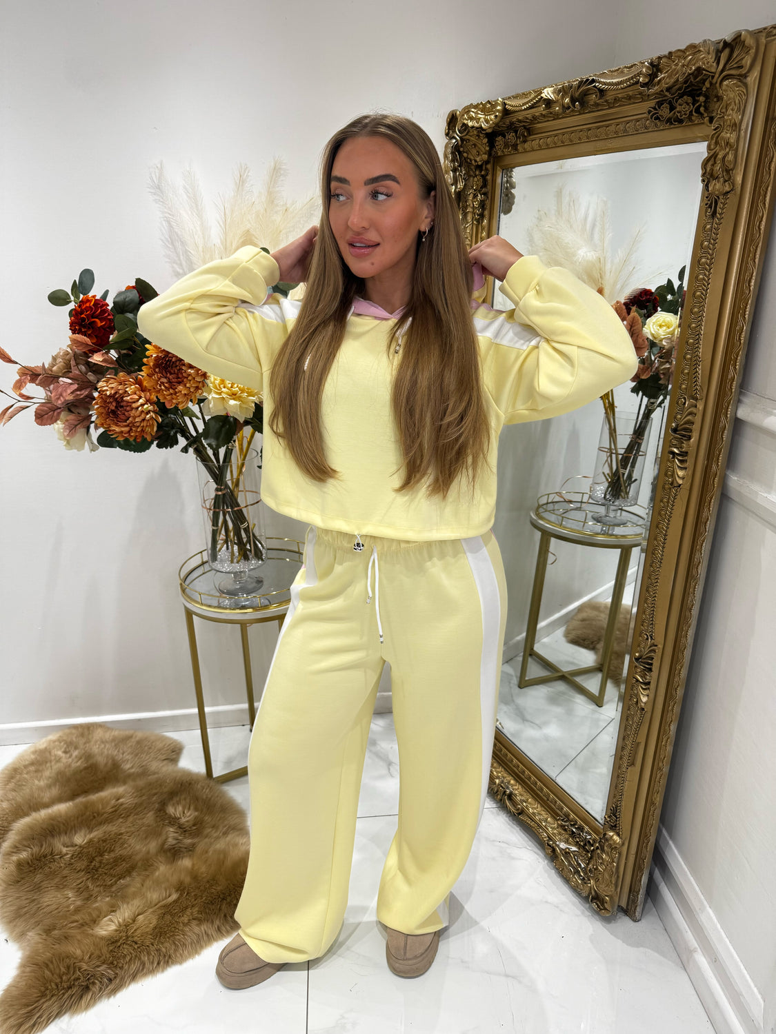 Yellow CASEY tracksuit – Rhea's Boutique